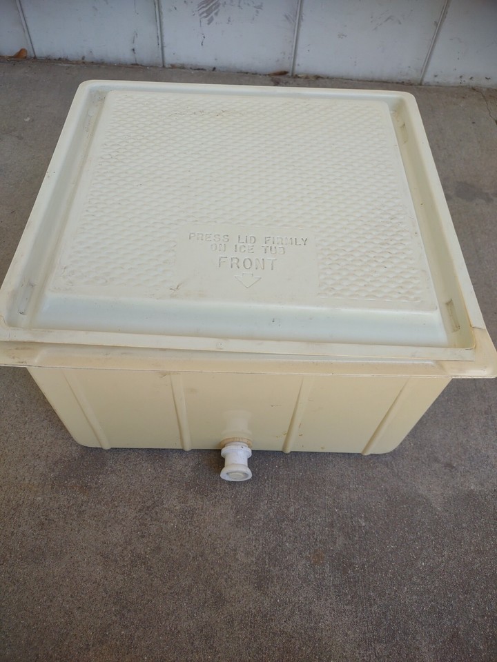 Coleman Yellow Metal Snow-Lite 3-Way Cooler Bar Handle Vintage Mid ...