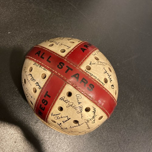 Historic Waddy Young 1942 All Star Game Team Signed Game Used Helmet ...