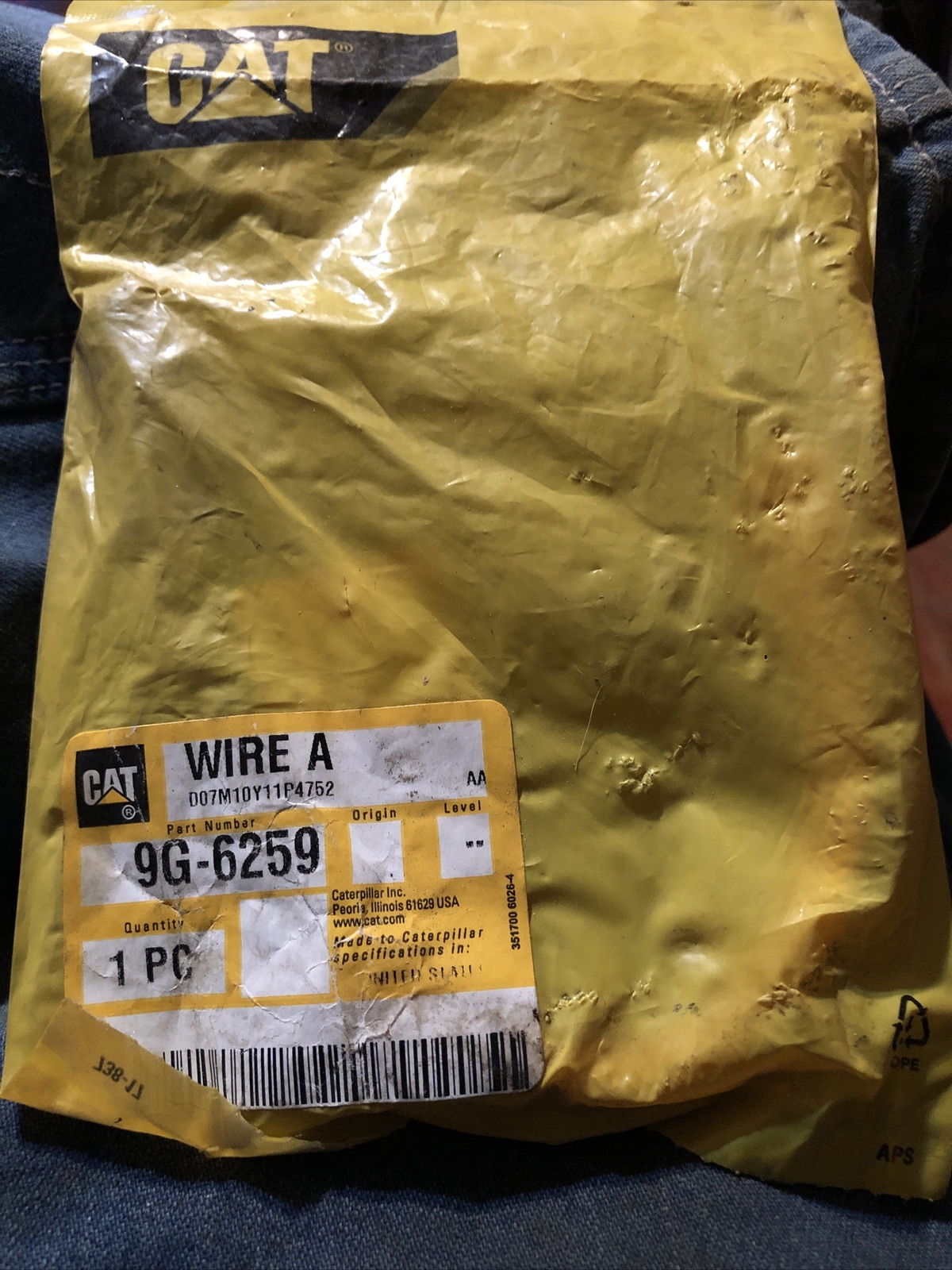 CAT Wire As-Alarm 9G-6259 | eBay