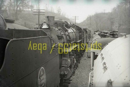 SLSF Frisco 4-8-2 Steam Locomotive #1522 - Vintage Railroad Negative | eBay