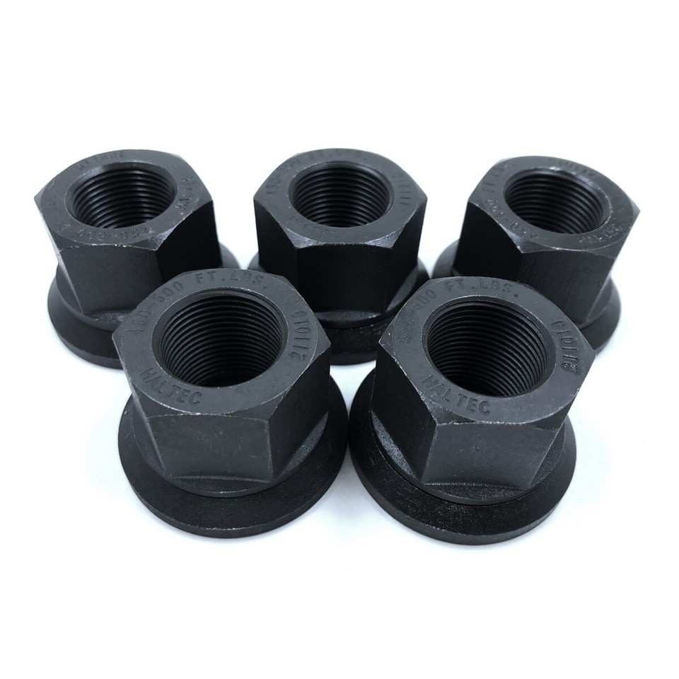 10 Two Piece Flanged M22x1.5 Wheel Nuts 33mm Hex Unimount Hub Piloted ...
