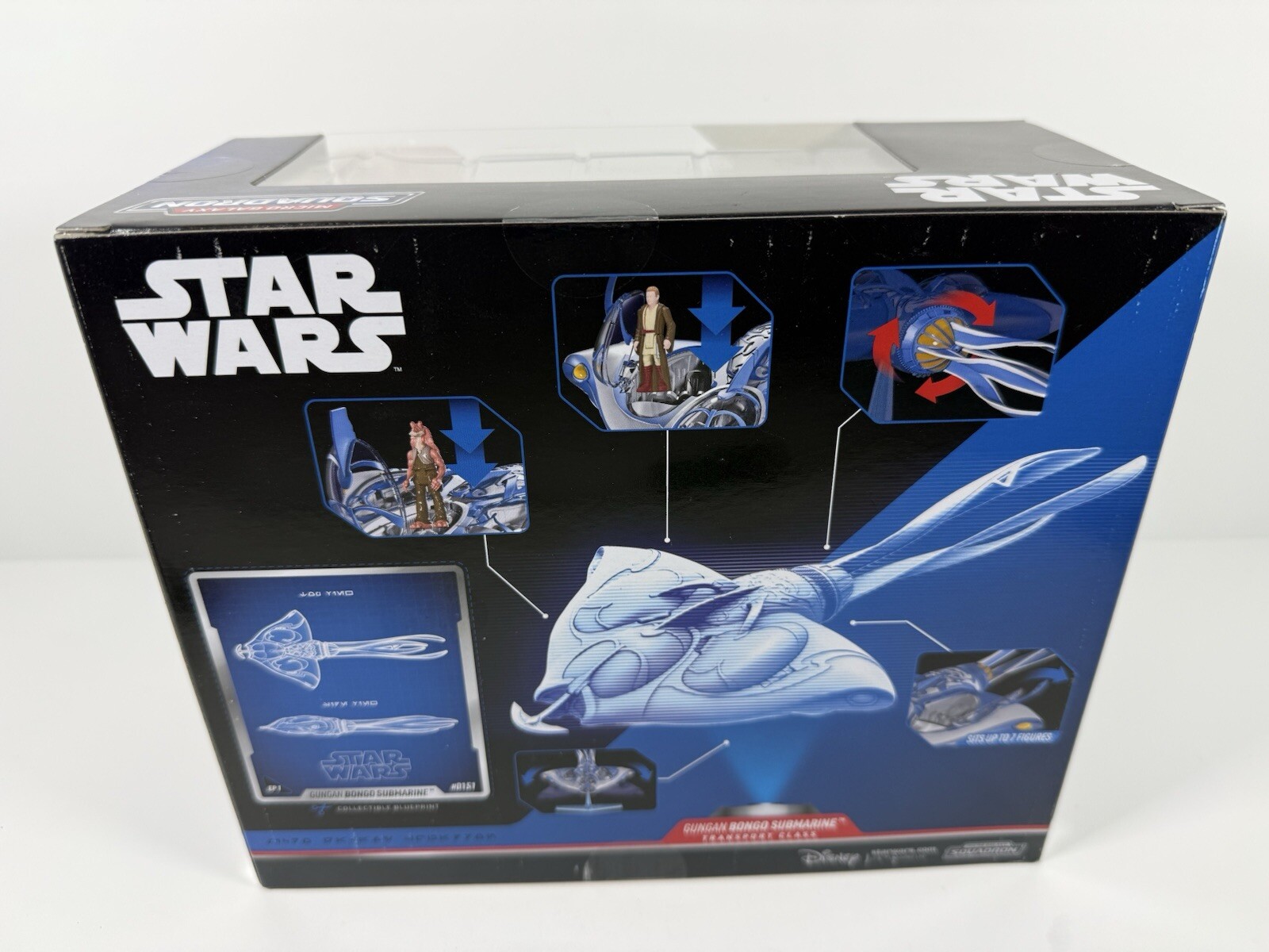 Star Wars Micro Galaxy Squadron Gungan Bongo Submarine Target Exclusive ...