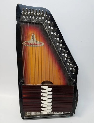 Vintage Chromaharp 12 Chord 36 String by RBI Rhythm Bands Inc. Case ...