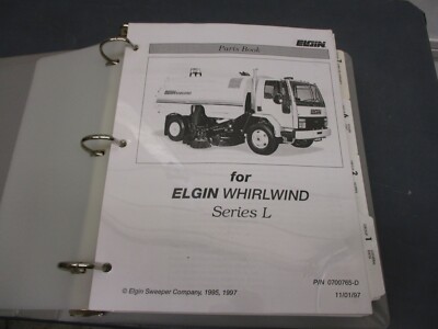 ELGIN WHIRLWIND L Street Sweeper Parts Manual book | eBay