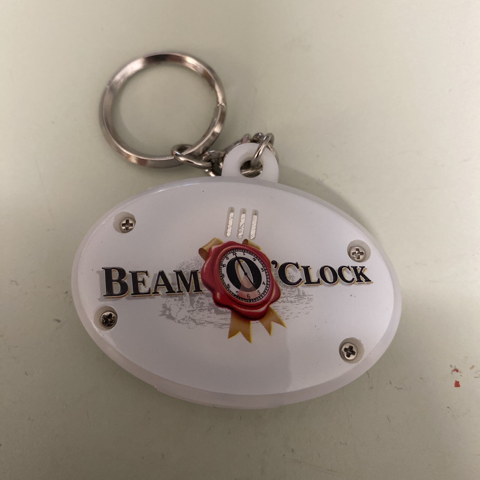 Jim Beam keyring Clock New Old Stock Never Used | eBay