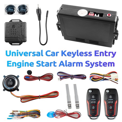 Keyless PKE Entry Car Engine Start Stop Remote Anti-Theft Security ...