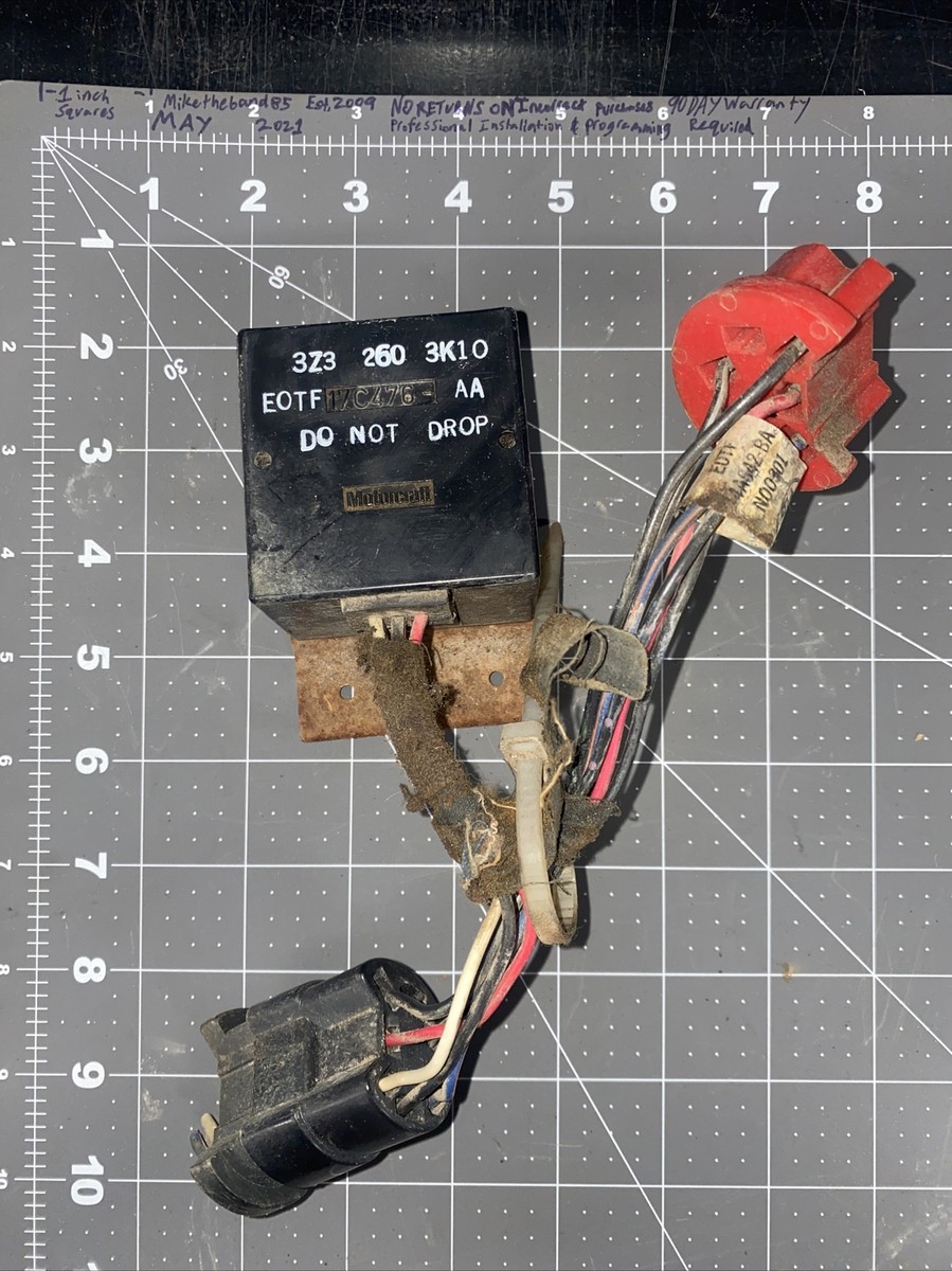 1986 Ford Bronco Wiper Relay OEM Ford Relay For Ford F 150, Blade