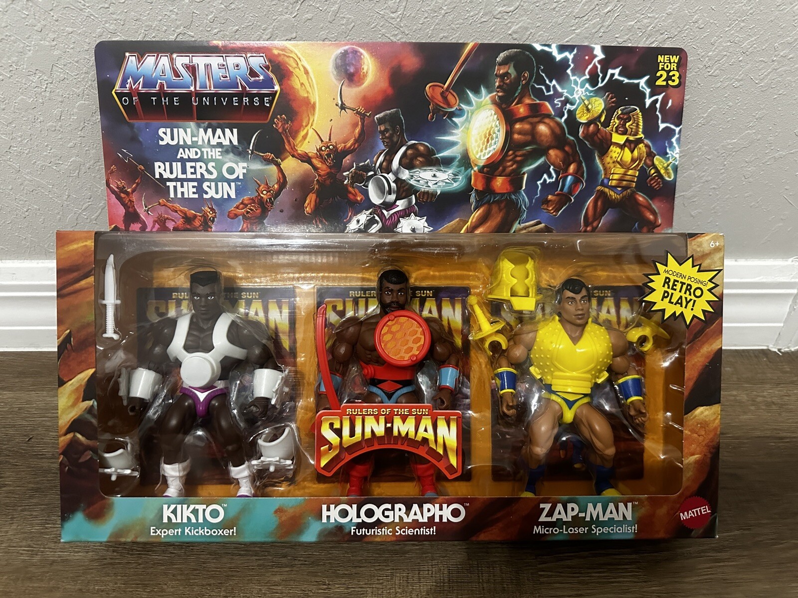 Masters Of The Universe Origins SUN-MAN & RULERS OF THE SUN 3-Pack ...