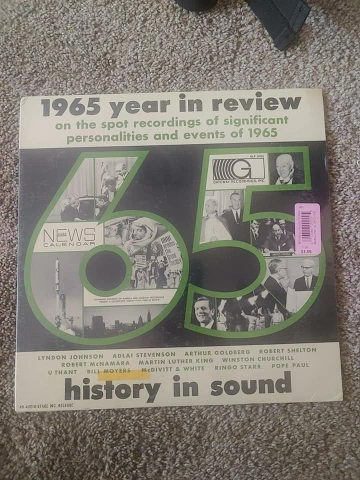 1965 year in review History in Sound Sealed New LP Record | eBay