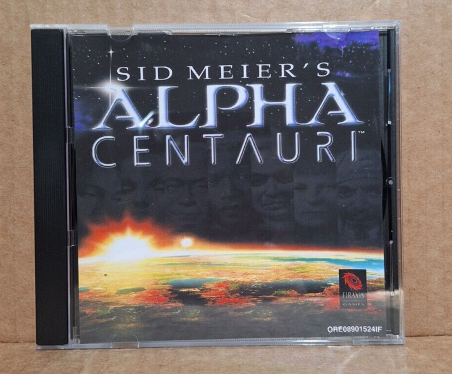 Sid Meier's Alpha Centauri (PC, 1998) - Disc Only w/ Repro Art, Tested ...