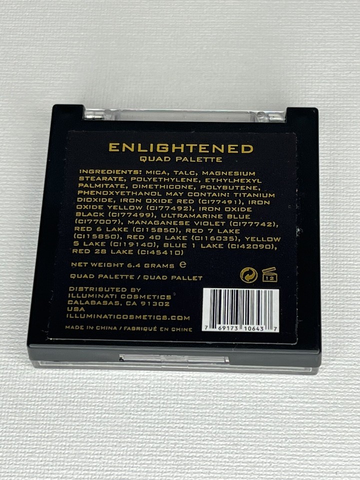 Illuminati Cosmetics Eyeshadow Quad Palette Enlightened Full Size ...
