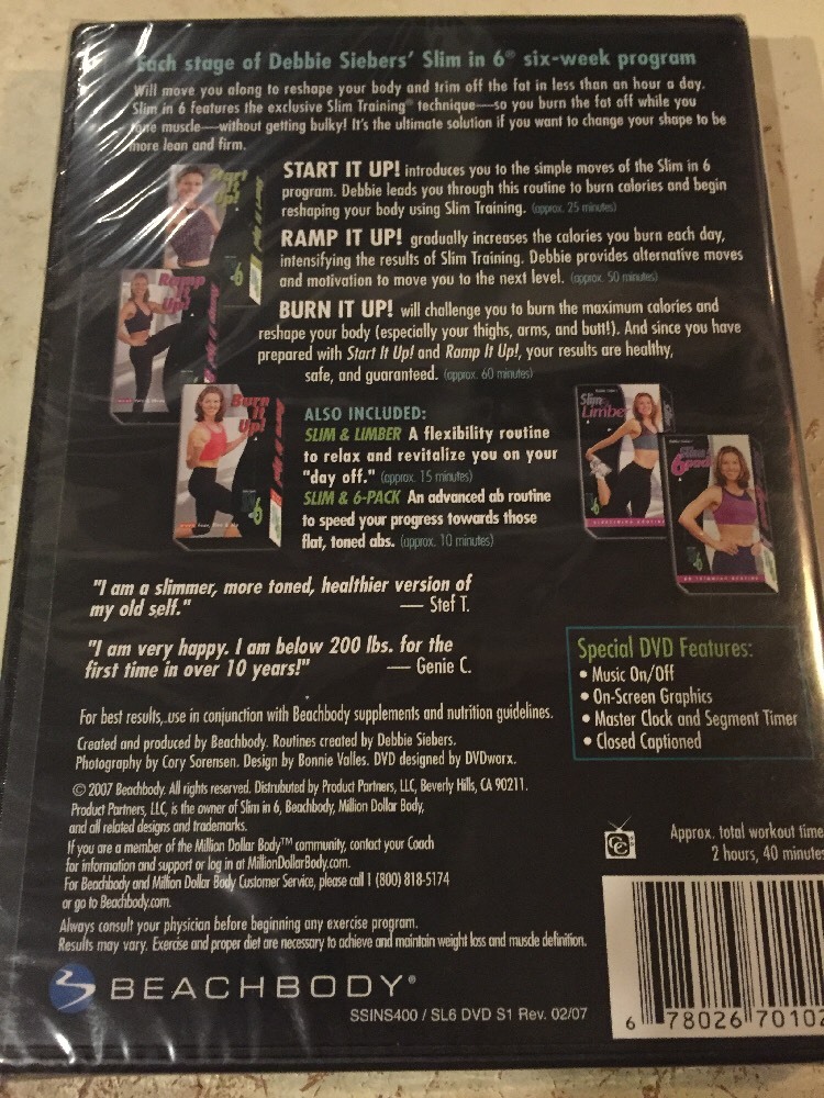 Slim In 6 Express Workout Schedule - Infoupdate.org