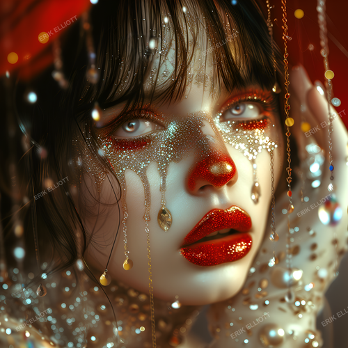 8x8 Photo Art Print Pretty Show Girl Fantasy Artwork Signed Collectable ...