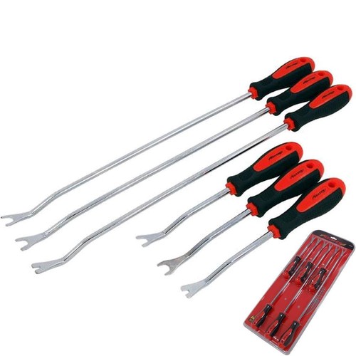 Neilsen 6pc Car Door Remover And Trim Clips Panels Blade Long Lever Set ...