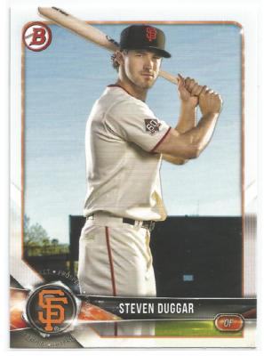 Steven Duggar San Francisco Giants 2018 Bowman Baseball Prospects Card ...