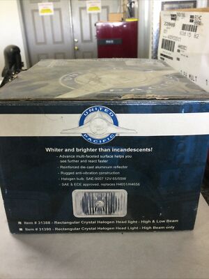 31388 rectangular crystal halogen head light | eBay