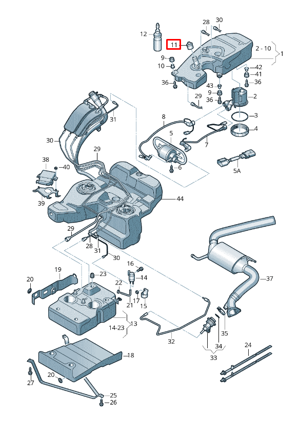 Audi Q7 4l Emission Filler Cap Cover 4L0131980D Genuine for sale online ...