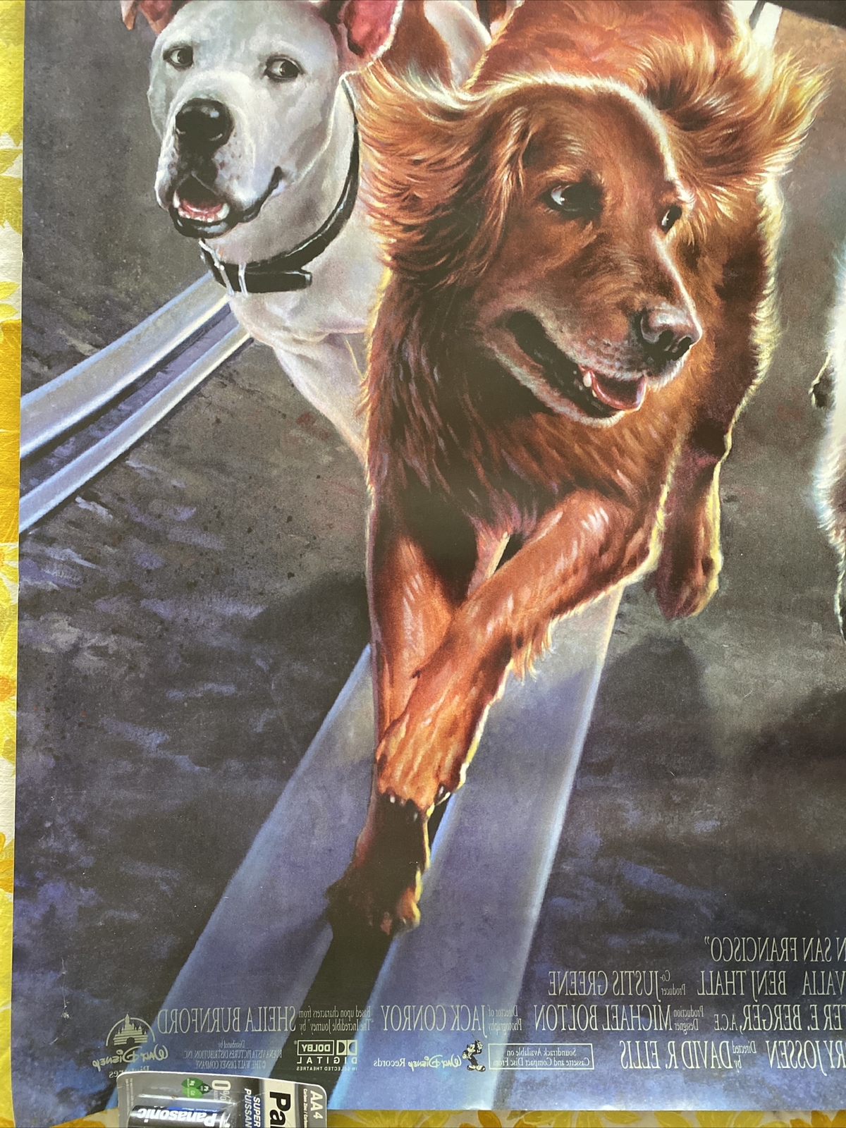 Homeward Bound 2 Lost In San Francisco Movie Poster WALT DISNEY Bay ...