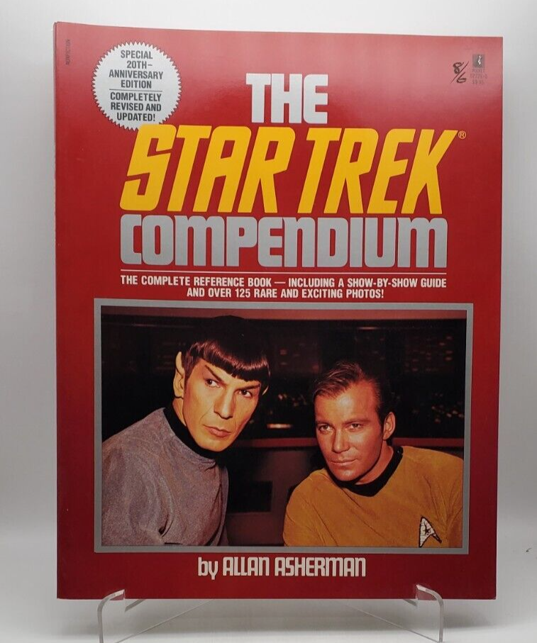 The Star Trek Compendium, RED, Softback Book 1986 NM/Mint 9780671627263 ...