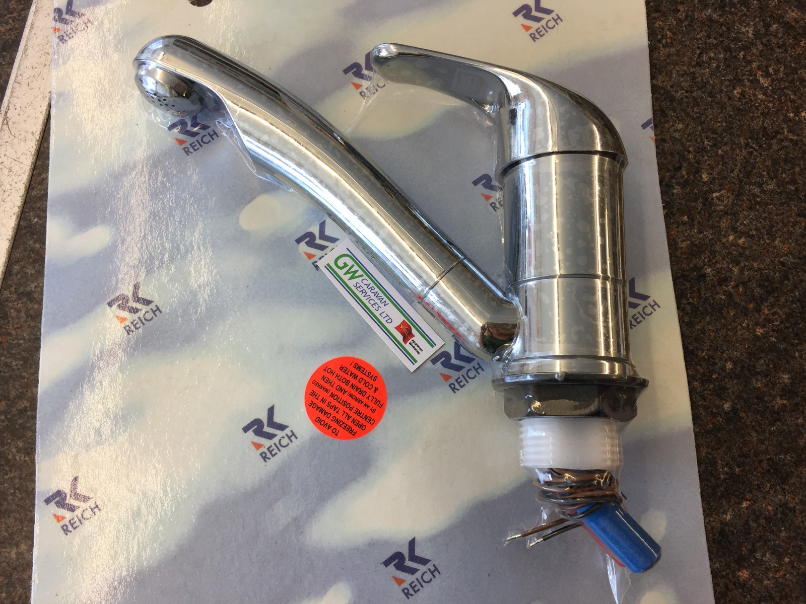 CARAVAN MOTORHOME REICH KAMA MIXER TAP CHROME SILVER SUITS 33 MM - 672 ...