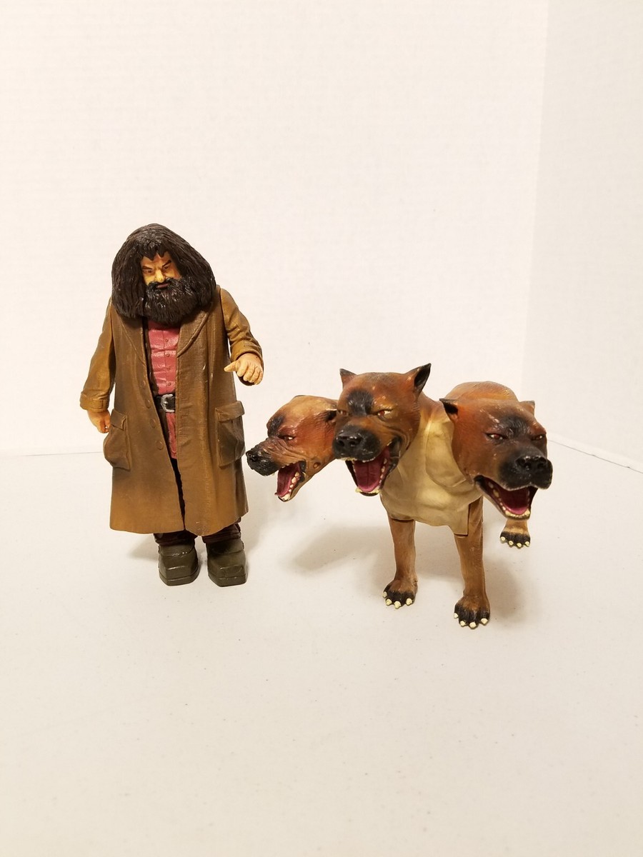 Harry Potter Fluffy Cerberus 3 Headed Dog Action Figure Three Headed