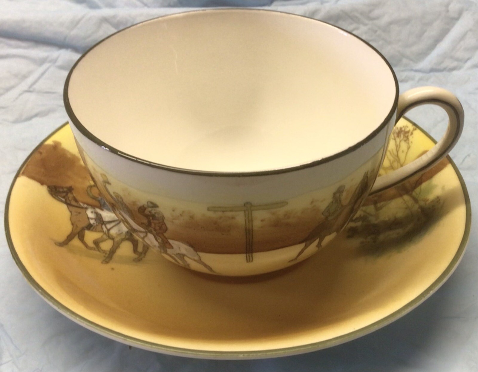 Royal Doulton Fox Hunt Hunting Cup and Saucer John Peel #5 | eBay