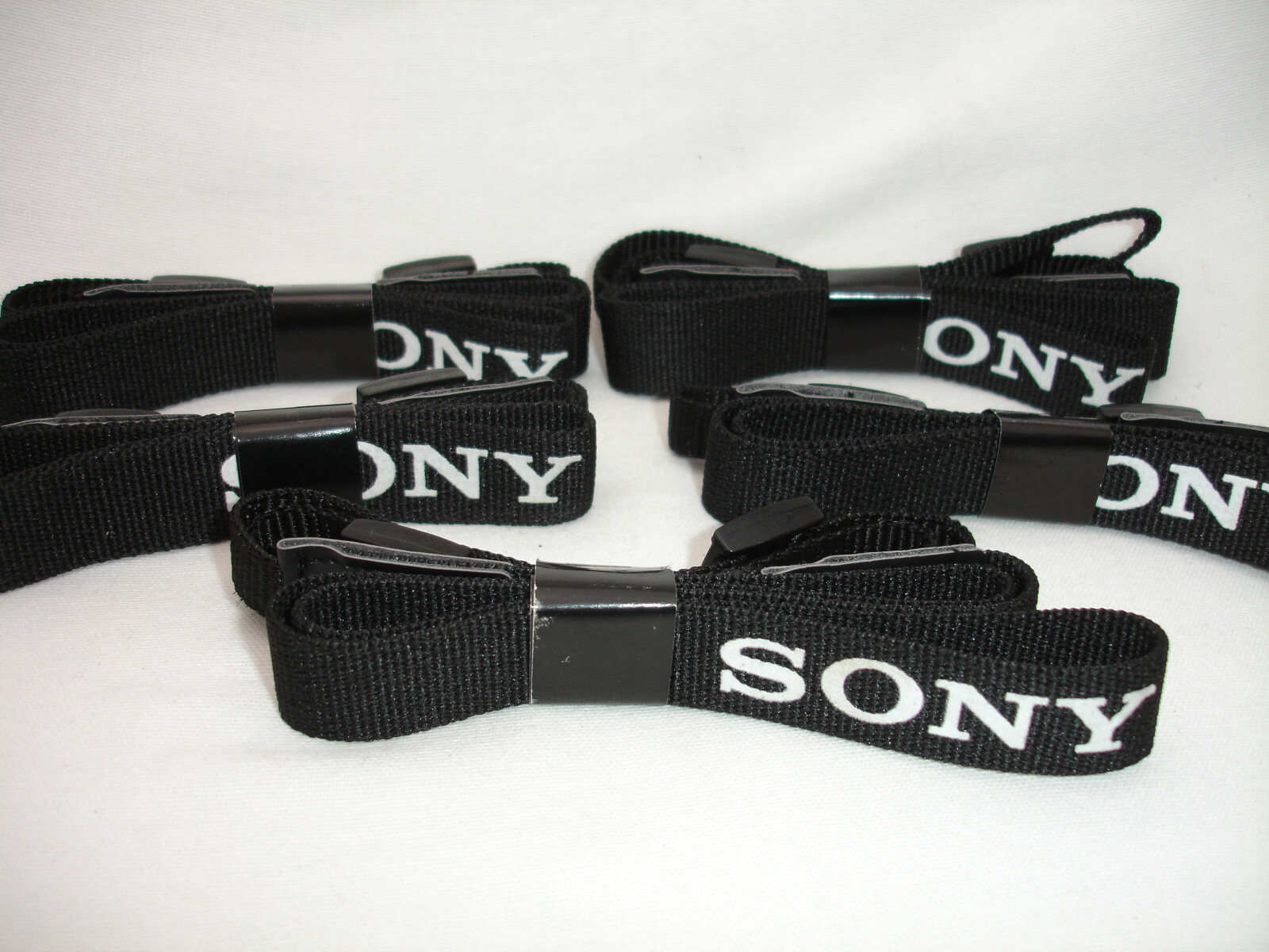 SONY camera strap, lot of 5 for camcorder , handycam , Black , genuine ...