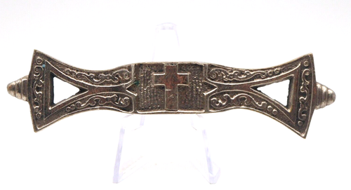 Antique Silvered Cross Sword Handle Guard Freemasonry or Knights ...