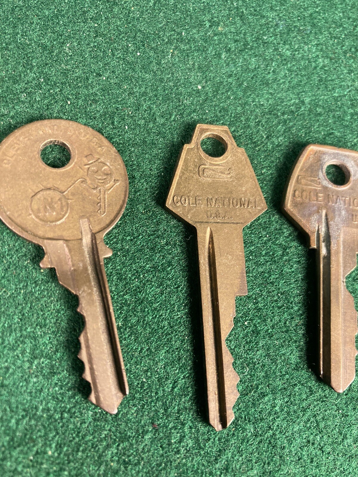 Vintage Cole National USA Y152 IN1 CO67 Keys Replacement Keys | eBay