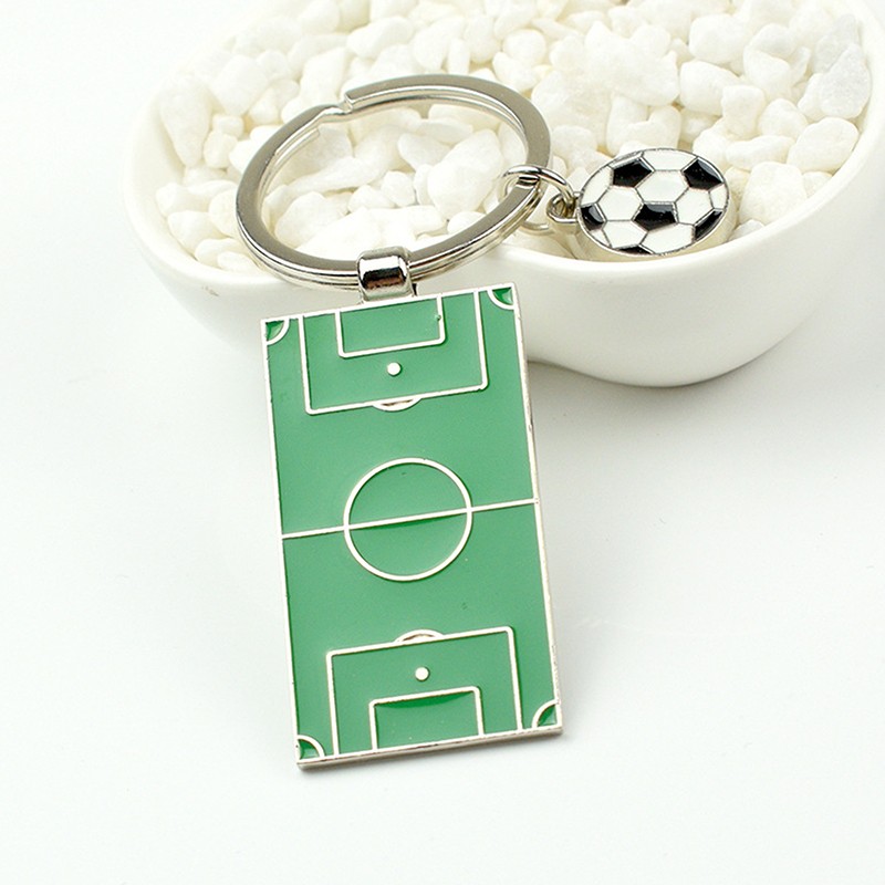 Football Field Soccer Key Chain Holder Playground Sports Souvenir ...