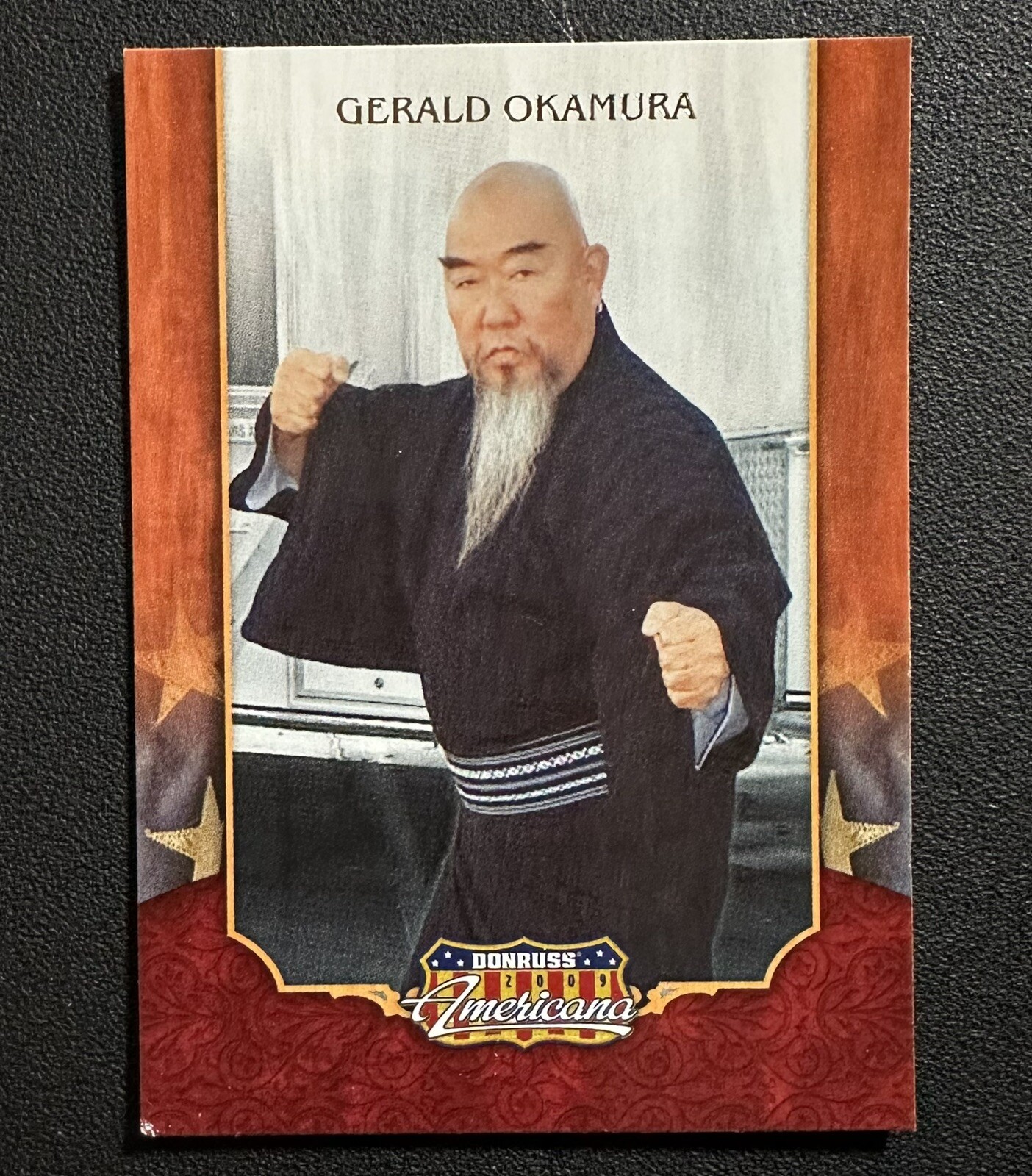 #33 GERALD OKAMURA 2009 Donruss Americana Martial artist card in ...
