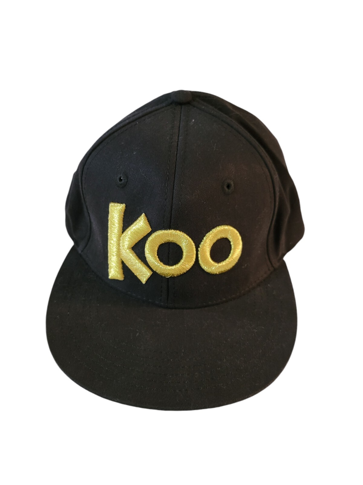 Koo Koo Kanga Roo Hat Cap Black Gold One Size Snapback - Gem