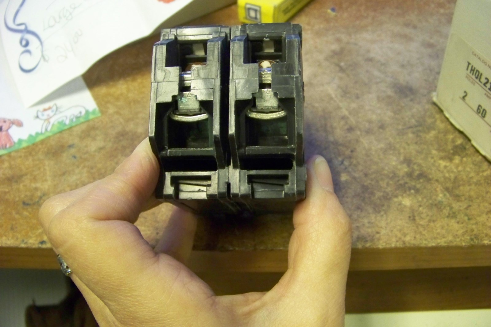 GE Industrial THQL2160 Breaker, 60A, 2P, 120/240V, 10 kAIC, Q-Line ...