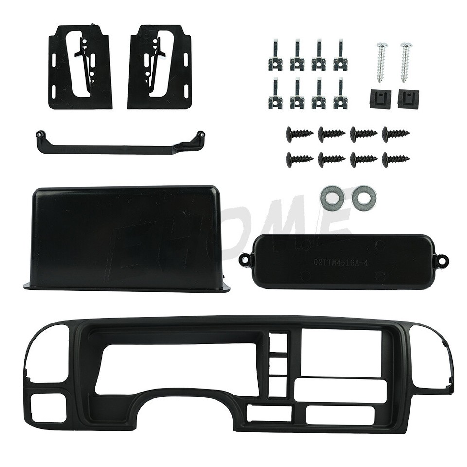 Double Din Trim Cover Dash Bezel Kit For 1995-2002 GMC Full-Size Truck ...