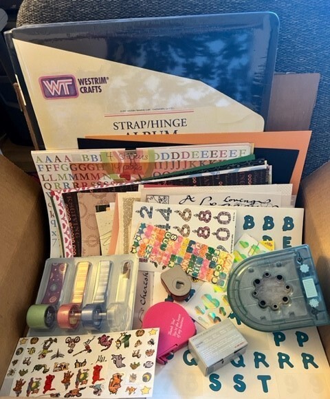 12 x 12 Scrapbook Album Grab Bag -- Navy Blue Album | eBay