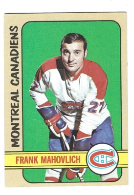 1972/73 Topps Hockey - Frank Mahovlich #140 | eBay