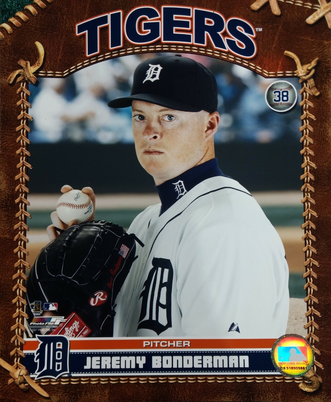 JEREMY BONDERMAN 2007 Studio Series 8X10 Photo DETROIT TIGERS | eBay