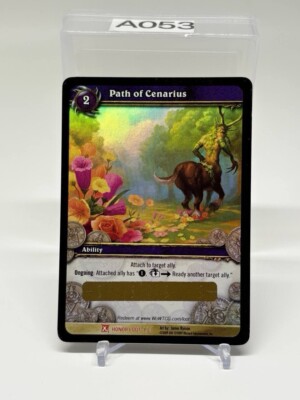 WORLD OF WARCRAFT| WoW SAND 'PATH OF CENARIUS CARD' (Unscratched) | eBay