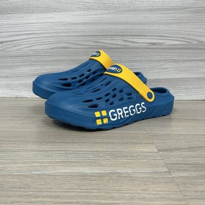 Greggs x Primark Crocs Size 9 Limited Edition Rare Pair Yellow Sausage ...