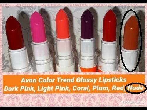 NEW AVON COLOR COLOUR TREND LIPSTICK PINK HOLIDAY CAFE AU LAIT AMETHYST ...
