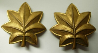 1930s WW2 US Navy Lt Commander Leaf Rank Pair - JR Gaunt Made - In ...