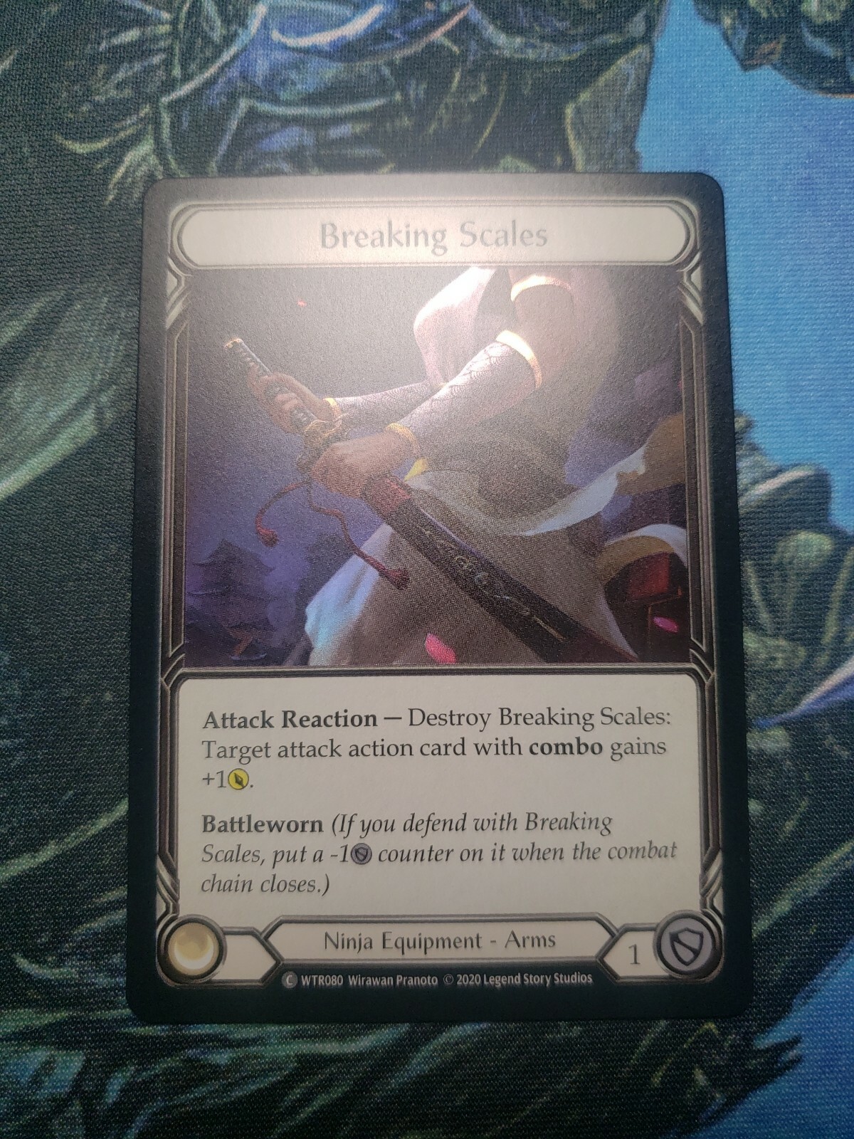 Breaking Scales Rainbow Foil NM Unlimited WTR Welcome to Rathe Flesh ...