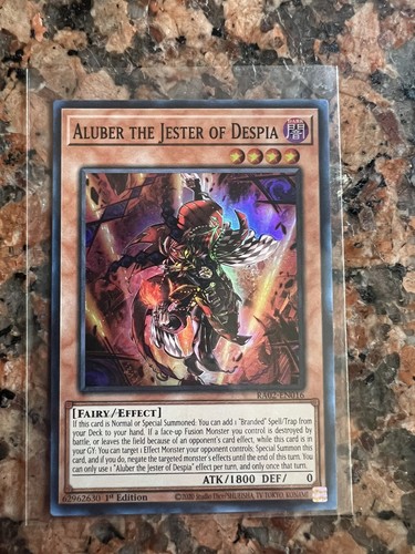 Aluber the Jester of Despia 1st Edition Super Rare RA02-EN016 Yu-Gi-Oh ...