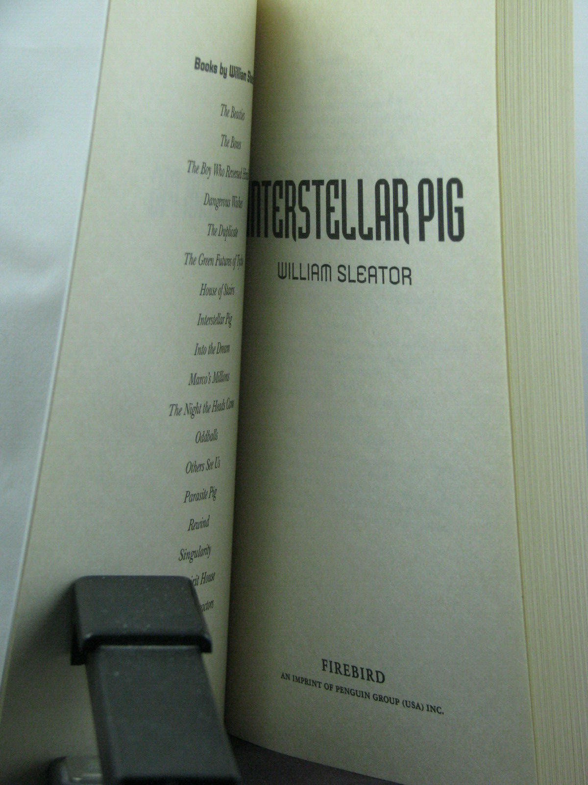 Interstellar Pig by William Sleator (1995, UK-B Format Paperback) for ...