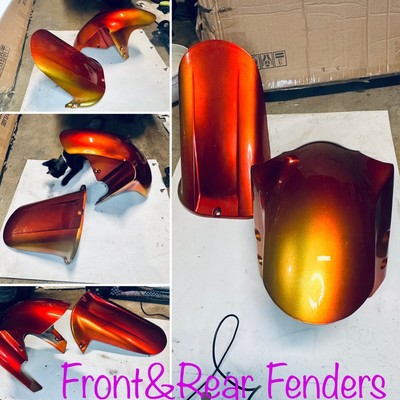 98-01 Yamaha YZF-R1 Front & Rear Wheel Fenders Orange/Gold Nice Color ...