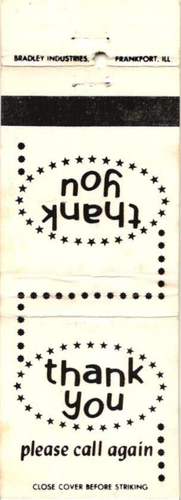 Thank You Please Call Again, Thank You Vintage Matchbook Cover | eBay