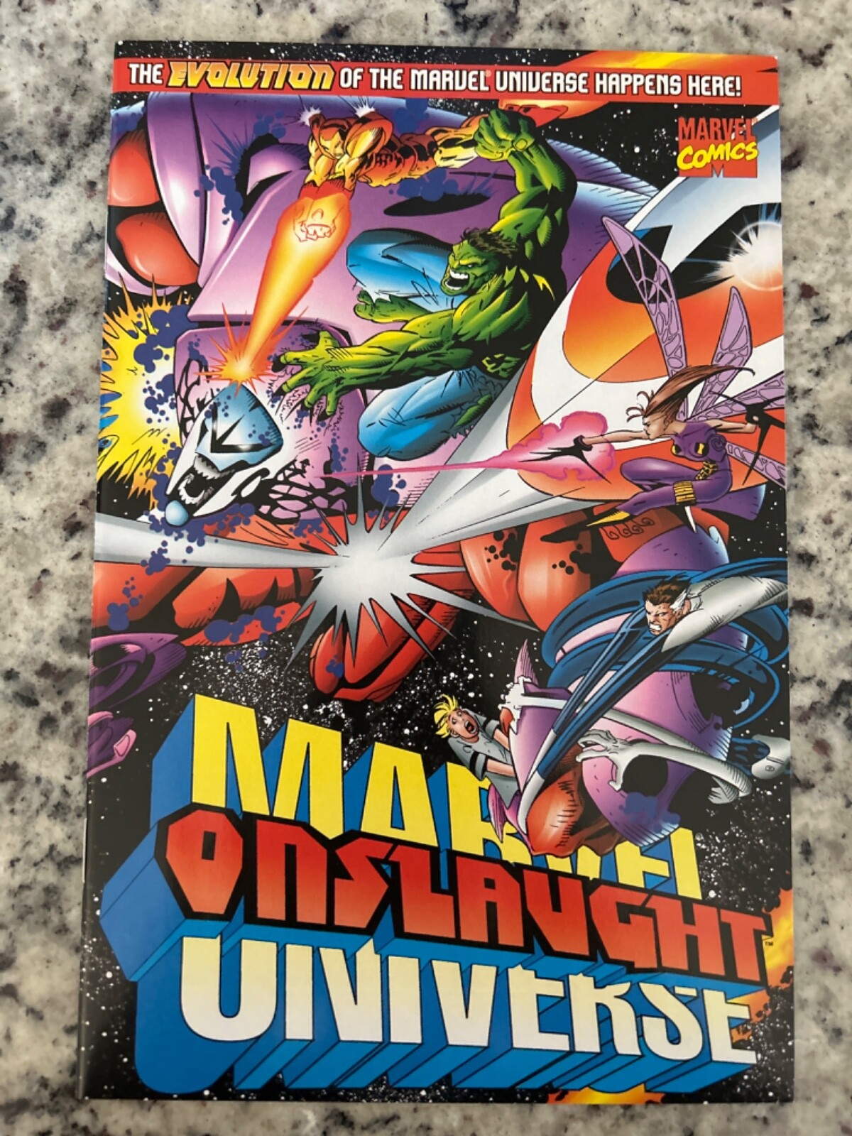 Onslaught: Marvel #1 One-Shot (Marvel, 1996) Earths Heroes Join ...