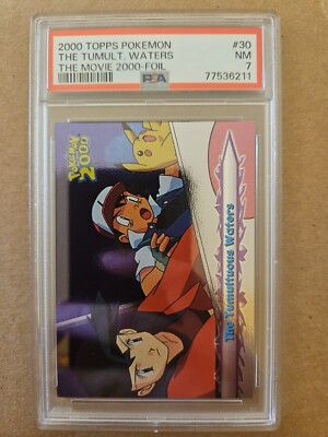 Topps Pokemon the Movie 2000 - #30 The Tumultuous Waters PSA 7 - Pop 1 ...