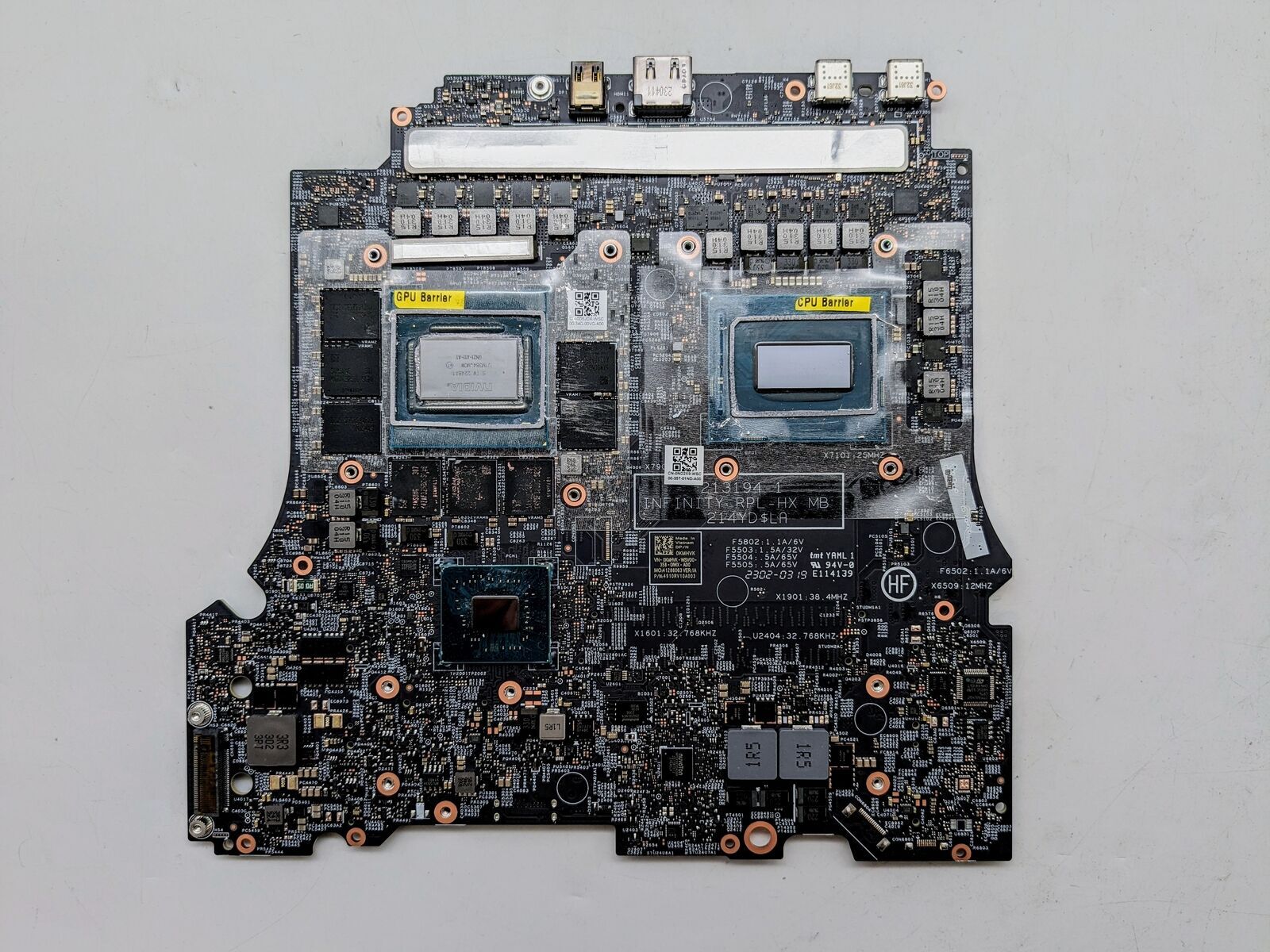Alienware M18 R2 Motherboard R5W53 Intel I9-14900hx Nvidia Geforce Rtx 4090