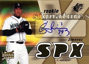 2007 (MARINERS) SPx #148 Cesar Jimenez Rookie Baseball Card | eBay